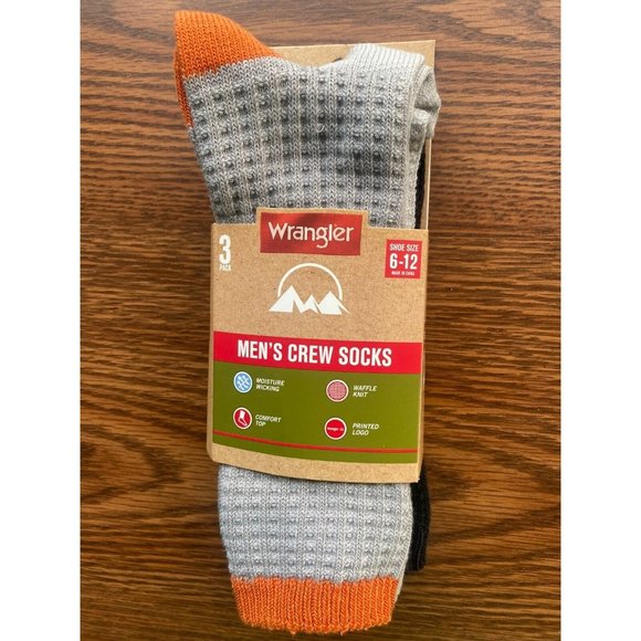 Wrangler | Underwear & Socks | Men 3 Pack Crew Socks Wrangler Size 62 ...
